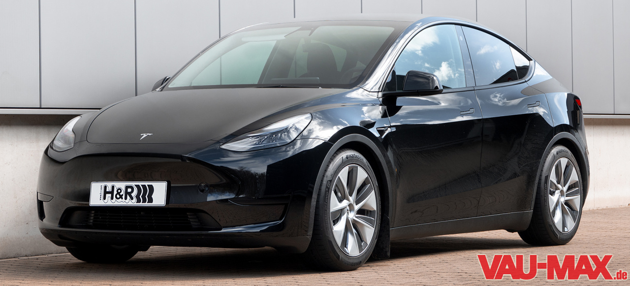 Fahr-Fun neu definiert: Tesla Model Y mit H&R Sportfedern - News - VAU ...