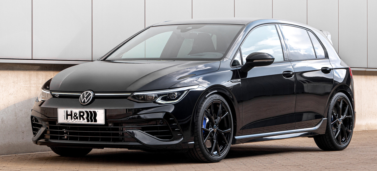 Der Markenbotschafter: H&R Sportfedern für den VW GOLF 8 R (2021 ...