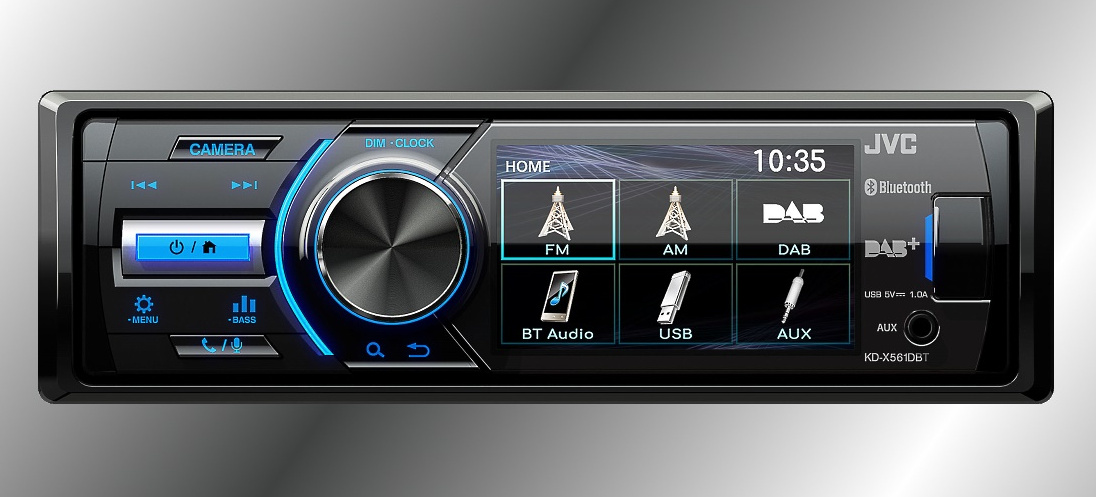 1 DIN Autoradios the next level Erstes JVC DAB Autoradio im DIN Format mit 3 Zoll TFT Farbdisplay News VAU MAX Das kostenlose Performance Magazin