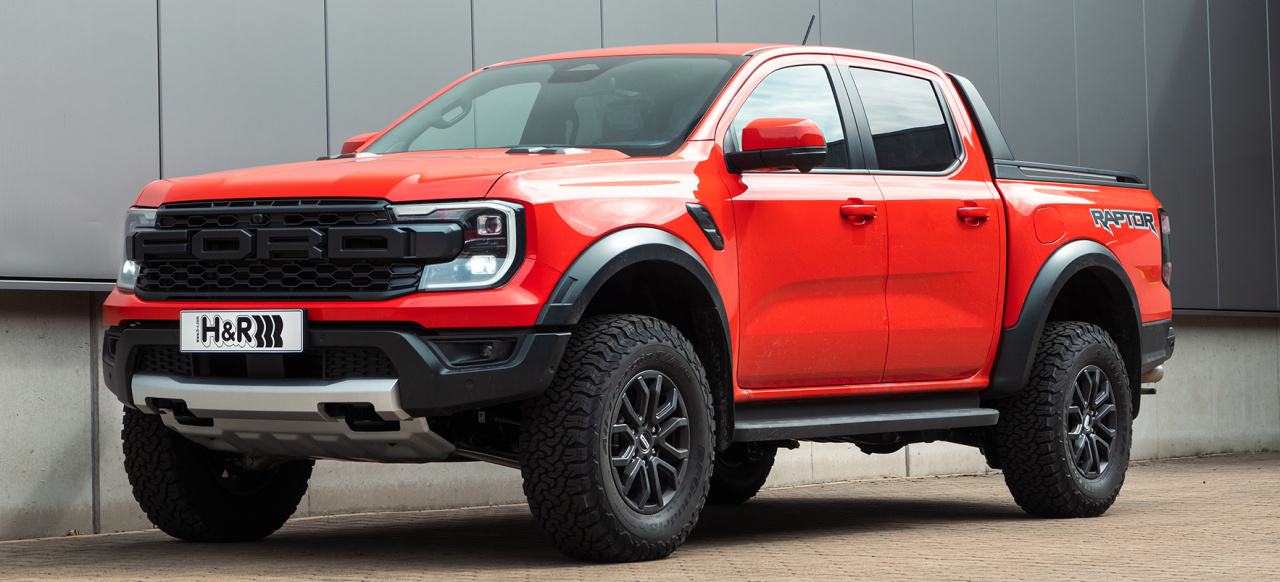 Für alle, die hoch hinauswollen: H&R Höherlegungsfedern für den Ford ...