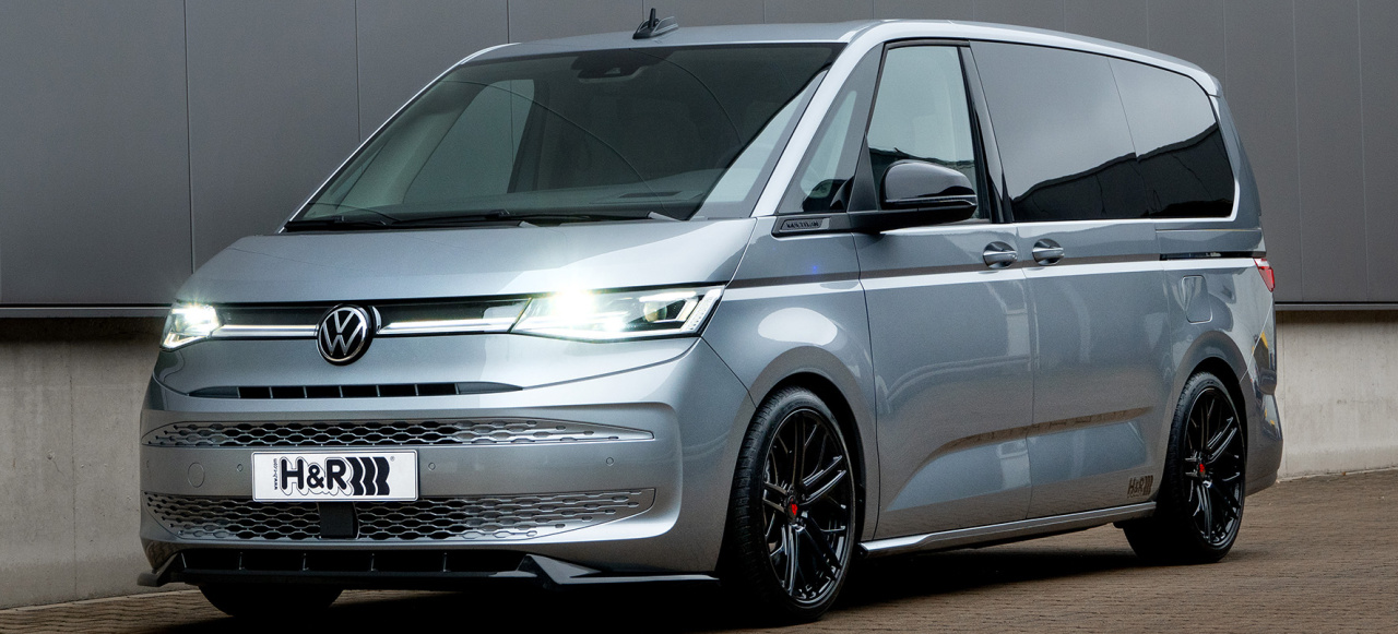 Kult-Tour: VW Bus T7 Multivan mit H&R Gewindefahrwerk - News - VAU-MAX ...