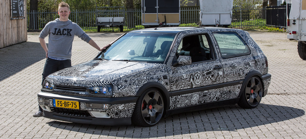Der malende Holländer: Filzstift statt Folie - VW Golf GTI als Art-Car ...