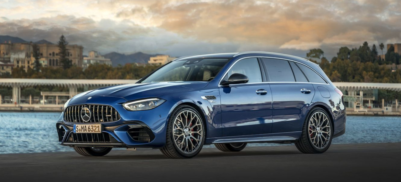 Halbe Portion - Mercedes-AMG C 63 S E Performance T-Modell: Der 4-Zylinder-AMG im Fahrbericht ...