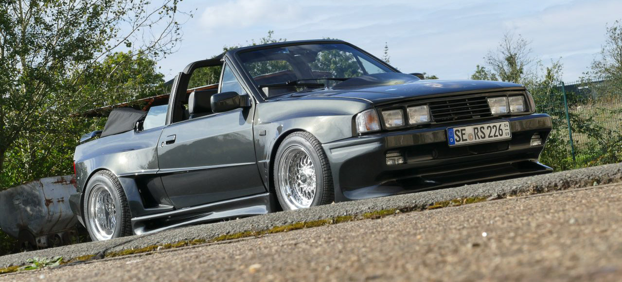Breitensport mit Ausdauer: Ford Escort Cabrio mit Rieger-Umbau macht ...