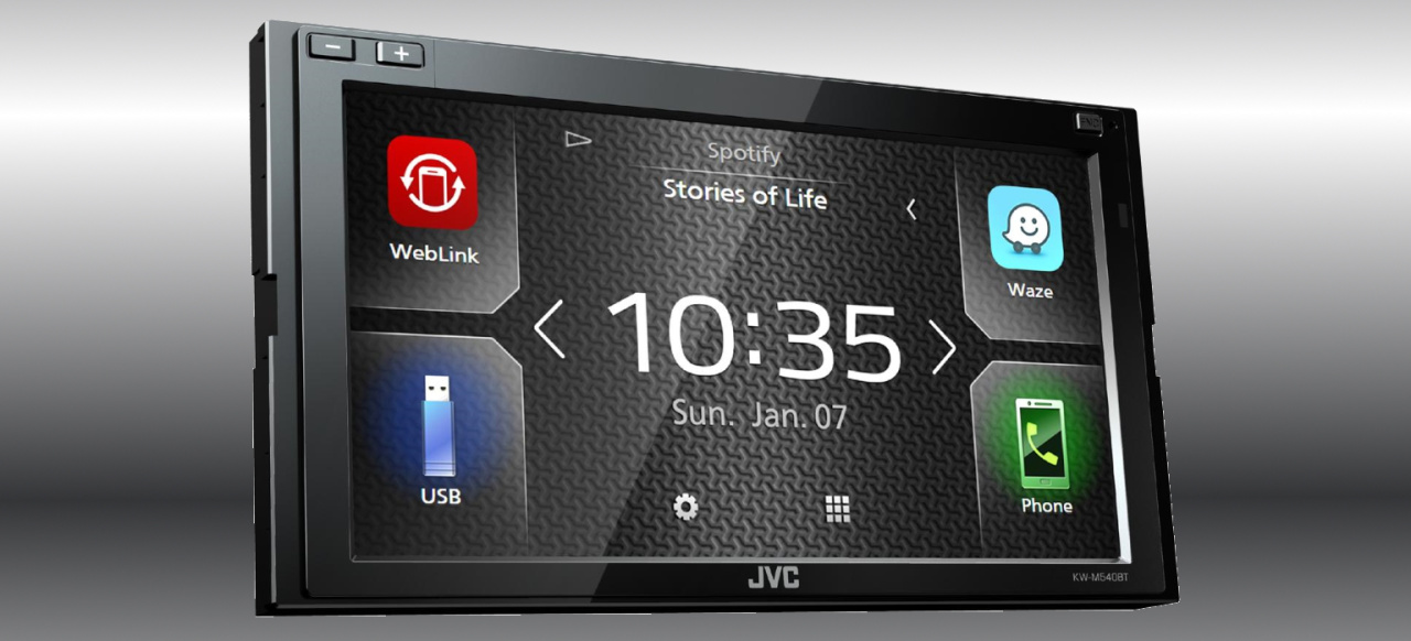 Multimedia-Allrounder mit innovativer Smartphone-Anbindung: Der neue Moniceiver JVC KW-M540 BT ...