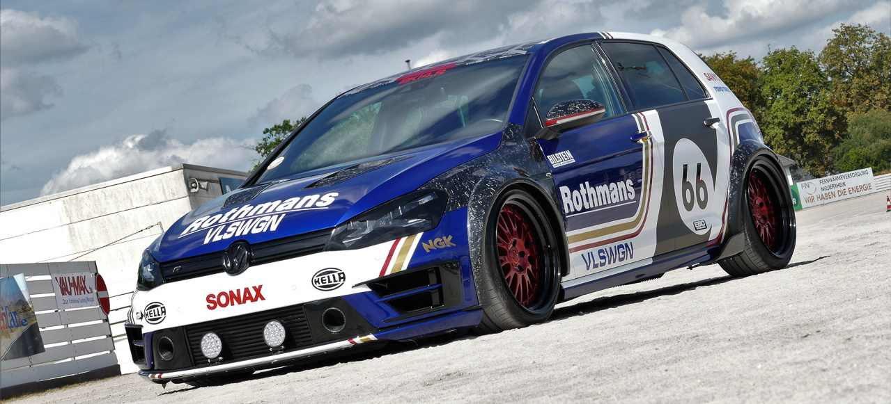 Bennys belgischer Breitbau: VW Golf 7 R mit dicken Backen und üppigem ...