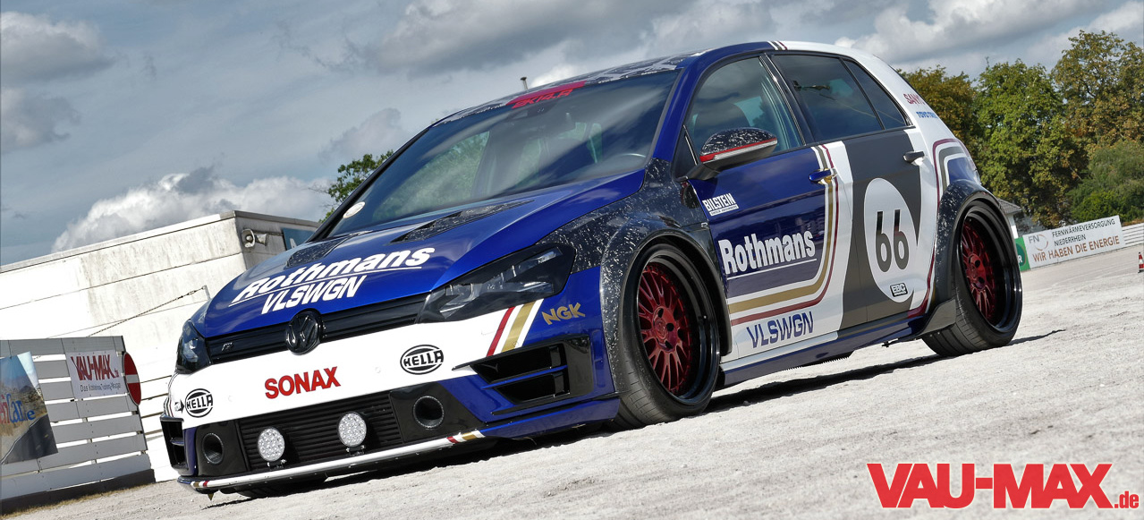 Bennys belgischer Breitbau: VW Golf 7 R mit dicken Backen und üppigem ...