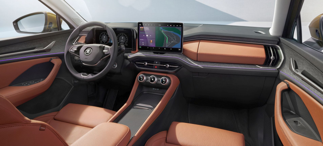 Innenraum-Premiere: Skoda zeigt Interieur des neuen Superb und Kodiaq ...