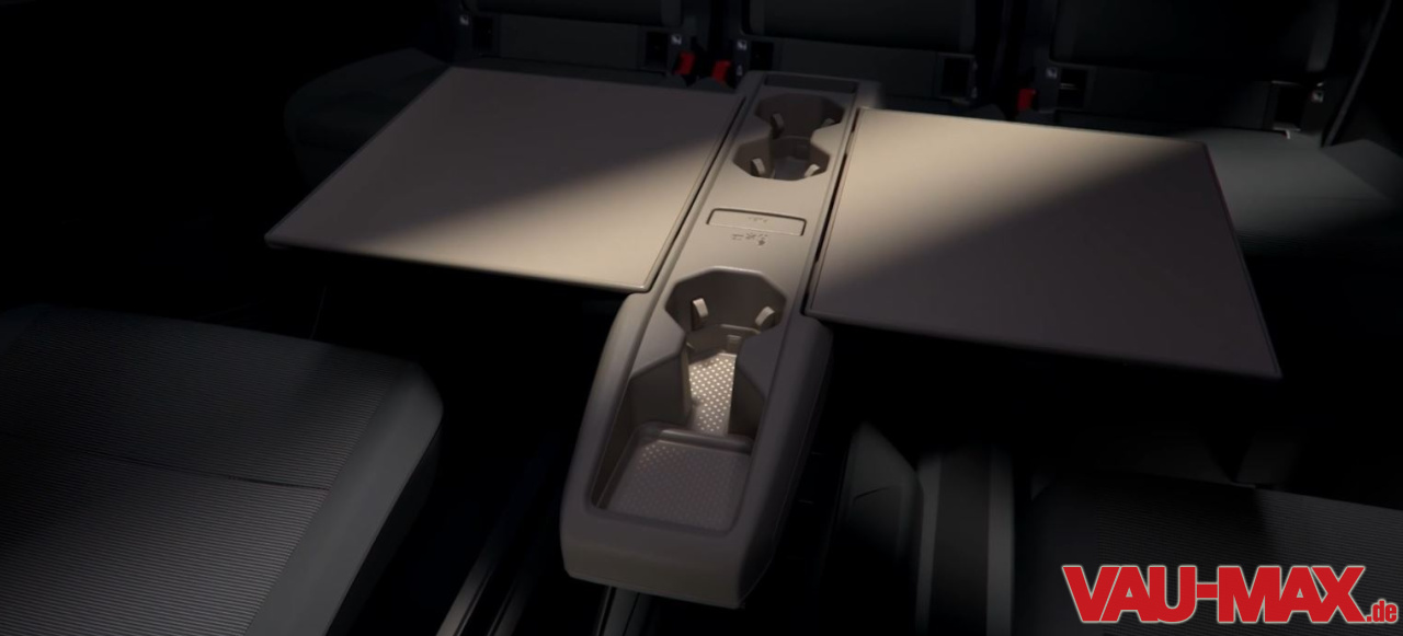 Neuer Multifunktionstisch im VW T7 Multivan: Volkswagen Nutzfahrzeuge ...
