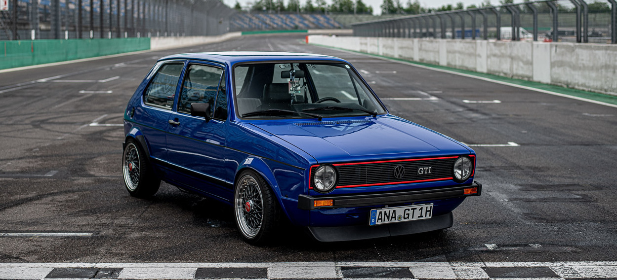 Oldschool und OEM kommen nie aus der Mode: VW Golf 1 GTI vom 90er Jahre ...