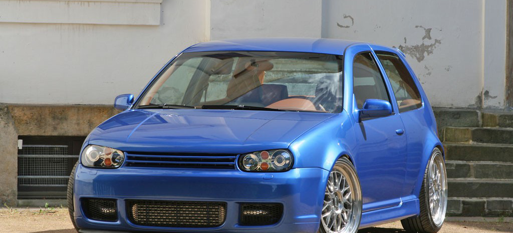 Gelungene Premiere - feinstes Mk4-Tuning: 2000er Golf 4 mit Scirocco 3 ...