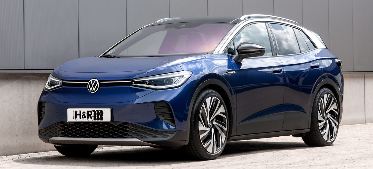 VW ID.4 Tieferlegung - Das macht elektrisch: H&R Sportfedern für den VW ...