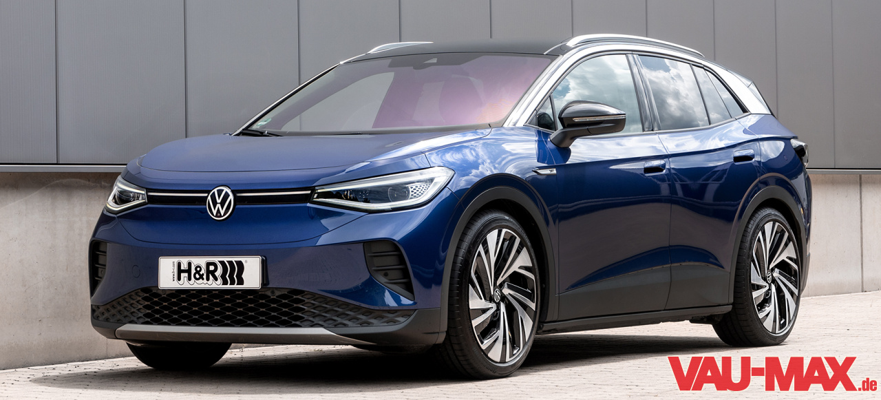 VW ID.4 Tieferlegung - Das macht elektrisch: H&R Sportfedern für den VW ...