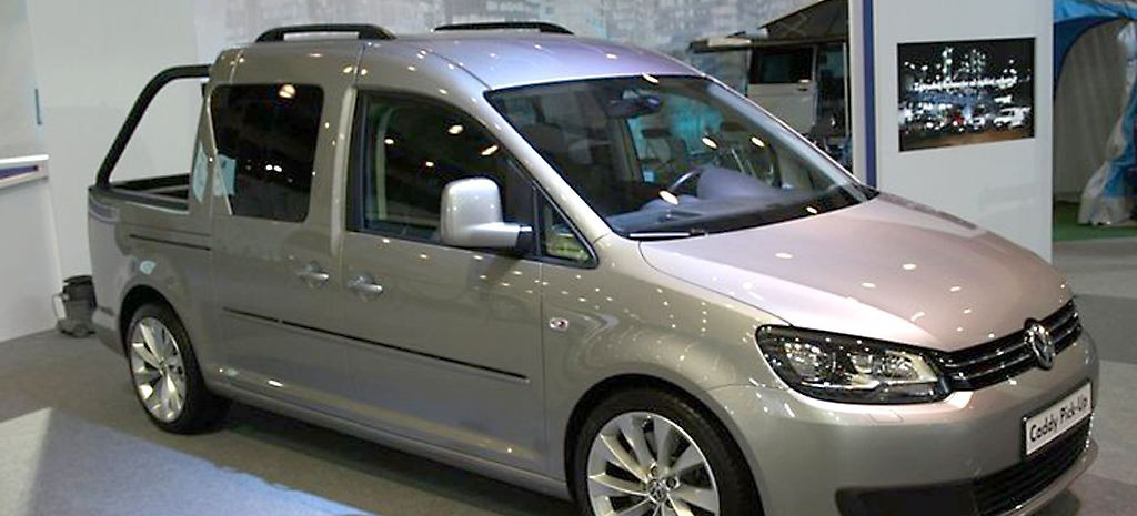 VW Caddy als DoKa-Pick up mit 3.2-Liter-V6: Abgesägt und aufgepowert ...