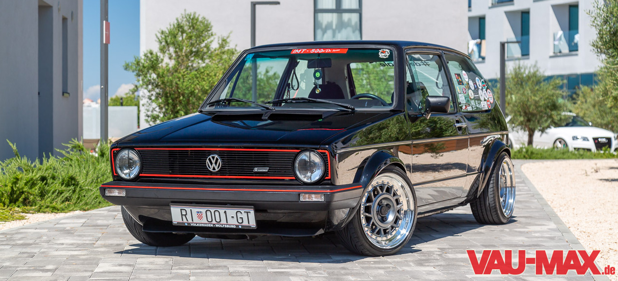 Fahrspaß und Drehmoment satt: VW Golf 1 mit Custom-Felgen, TDI-Power ...