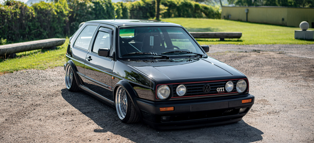 Das Schrauben ist kein Ponyhof: VW Golf 2 GTI 16V mit Golf 3 16V Motor, TA Technix Airride und ...