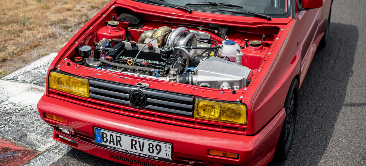 Der rote BARon mit 900 PS und 4Motion: VW Rallye Golf mit mächtigem ...