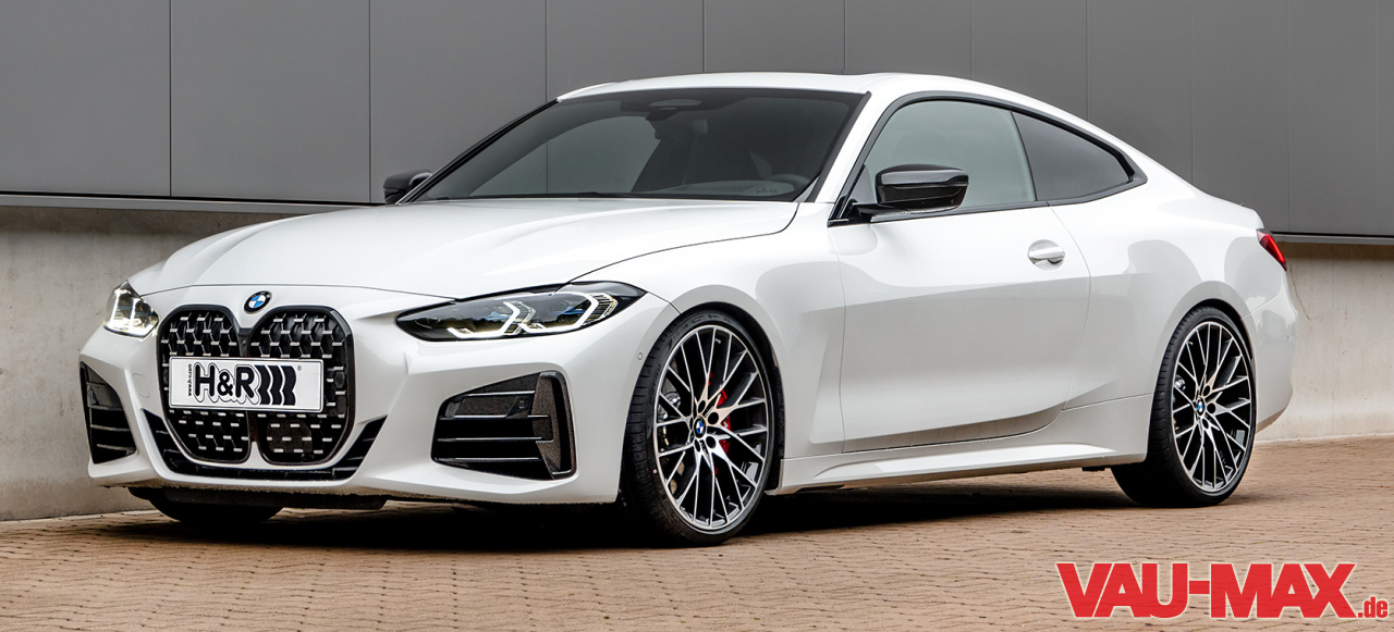Überlegener Fahrspaß: H&R Sportfedern für den neuen 4er BMW (G22 ...