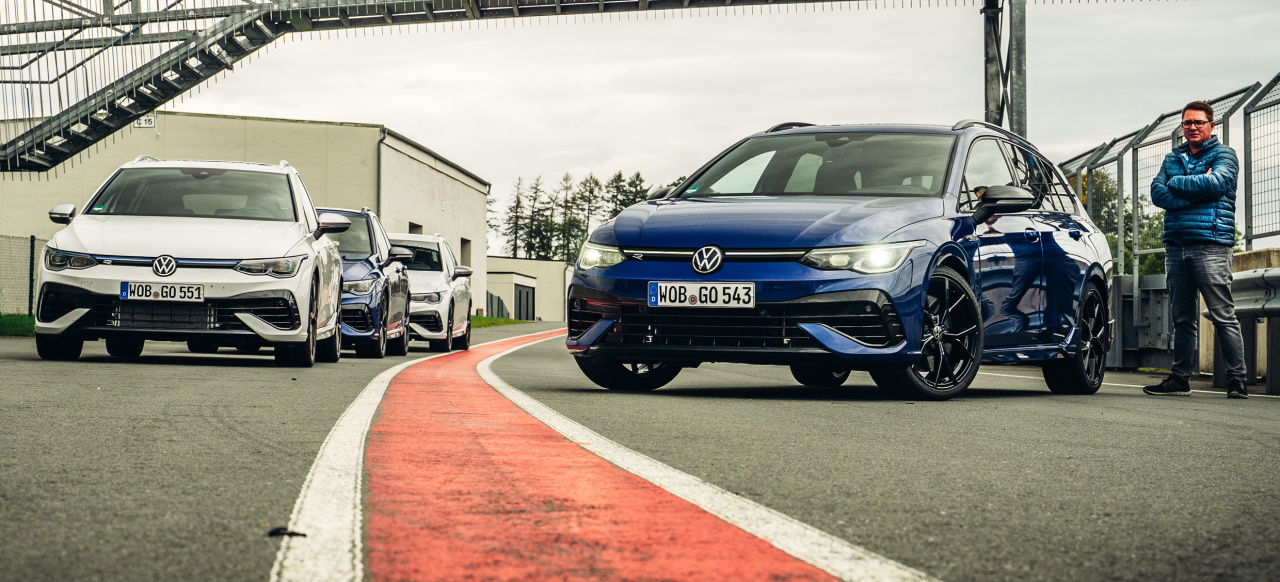 Die schnelle 8er Variante: 2022 VW Golf R Variant im Video-Fahrbericht ...