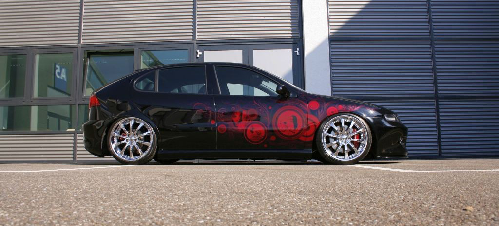 Seat Leon Cupra; Schwarz-Fahrer!: fantastischer Seat mit Airride und ...