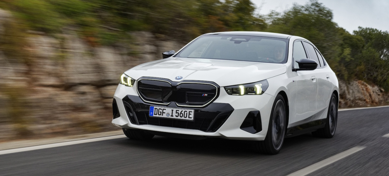 Unterwegs im neuen vollelektrischen BMW 5er: Erste Fahrt im neuen BMW ...