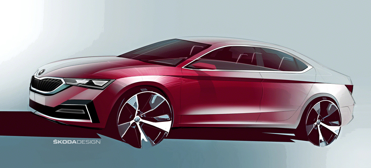 Design-Vorschau: So wird der neue Skoda Octavia aussehen (2020) - News - VAU-MAX - Das ...