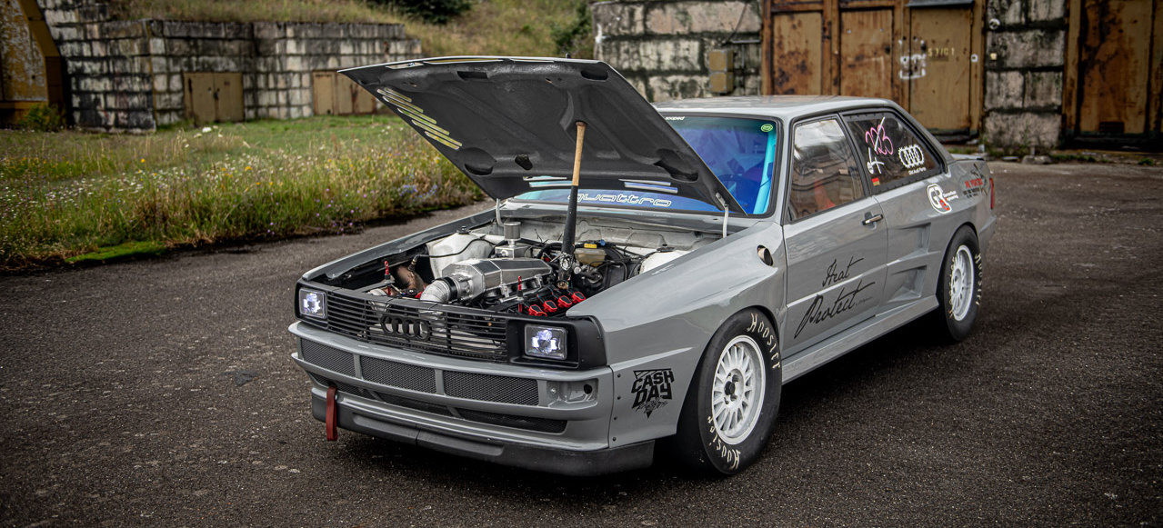 Der wilde 80er: Dieser Turbo-Audi ist wirklich ein „Big Toy for the Big ...