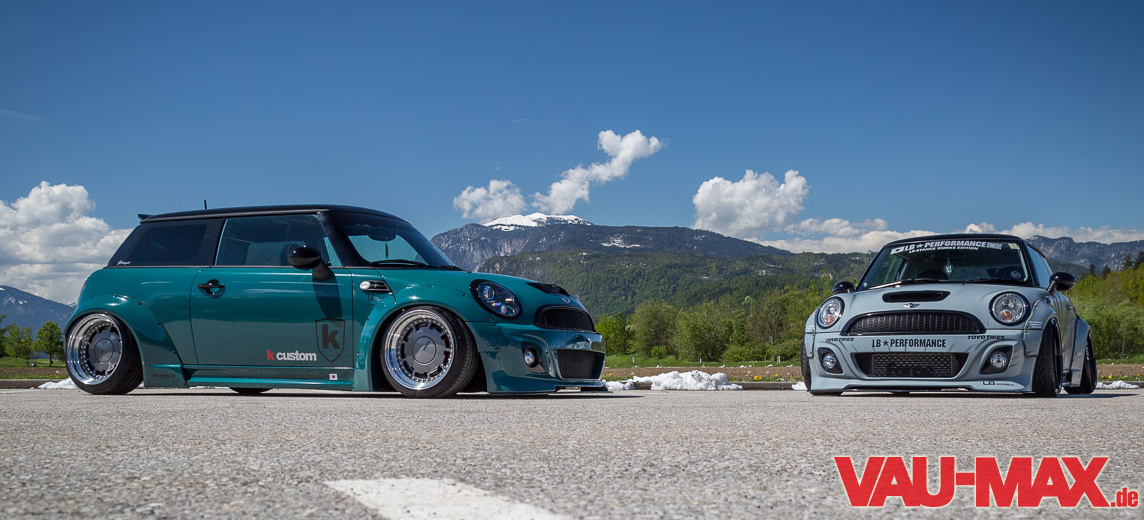 Not normal?: Zwei Mini Cooper S im Liberty Walk Style, die es maximal ...