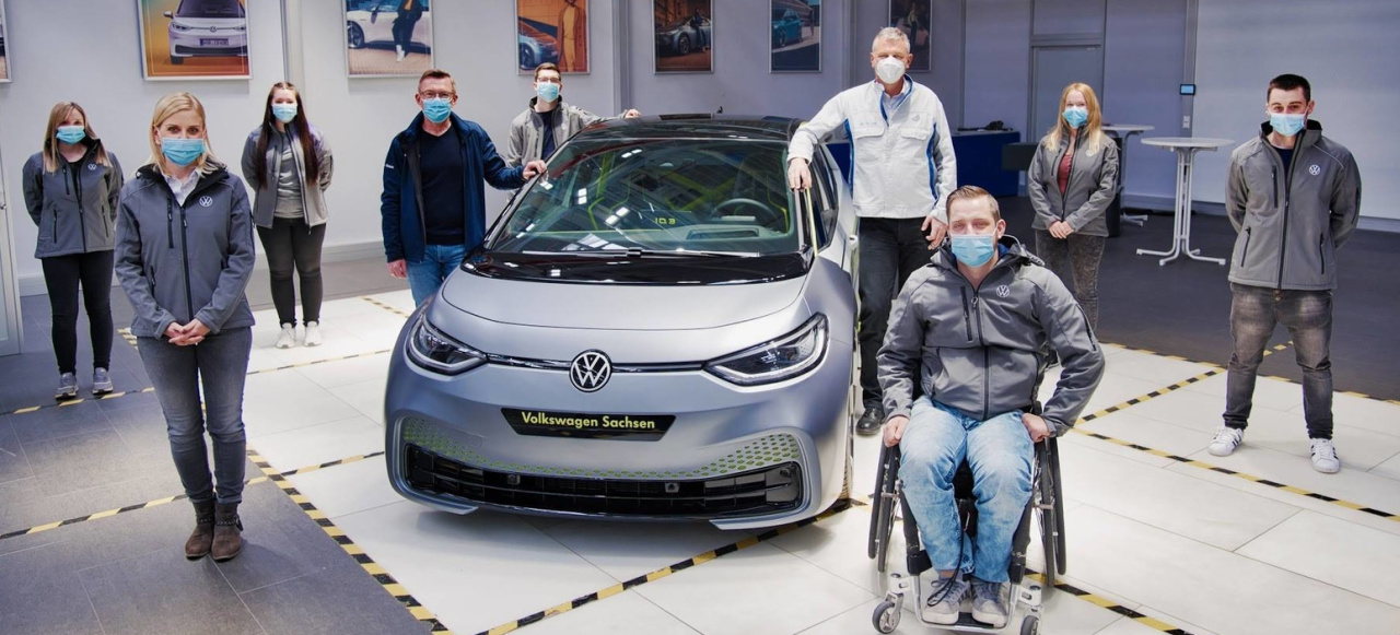 Enthüllung: ID3-Projekt 2021 der neuen VW-Auszubildenden: VW ID.3 ...