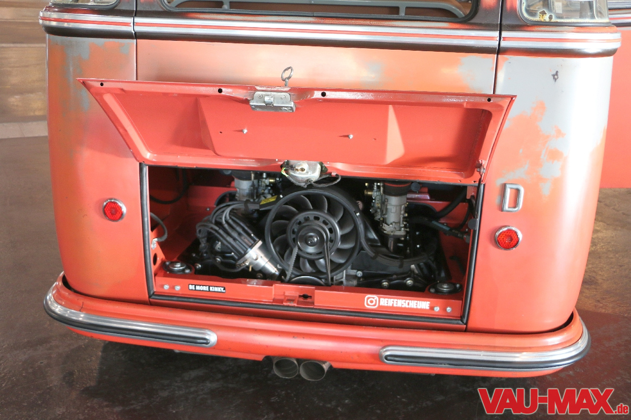 Traumhafte Kombination: VW T1 Samba mit Porsche 911-Triebwerk und ganz ...