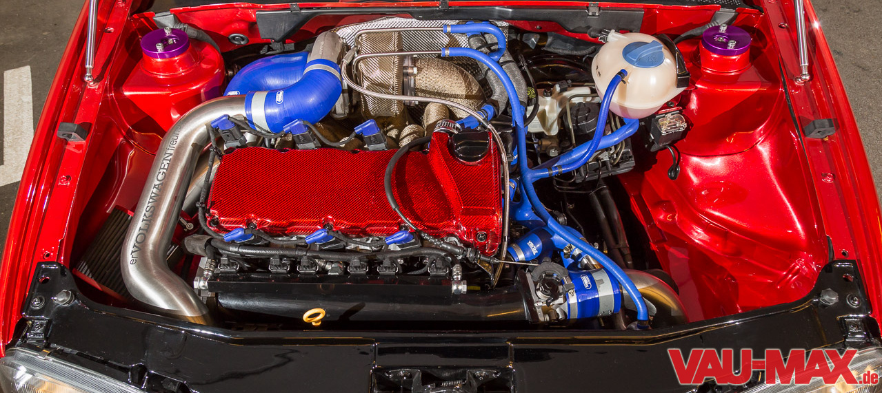 Rot steht ihm gut: VW Golf 3 VR6 Highline mit Turbo und 600 PS - Auto ...