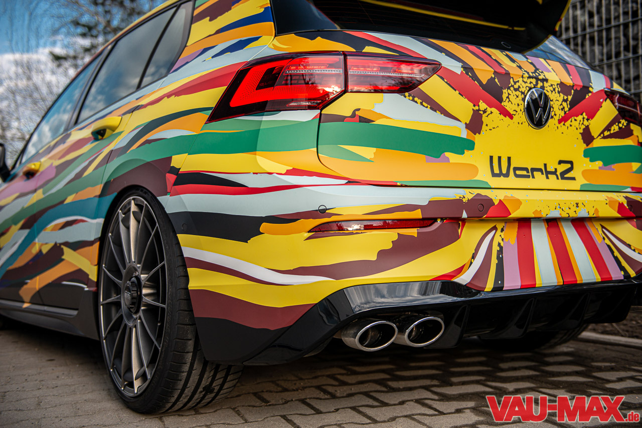 Aus dem Werk 2 Automotive auf den Ring: VW Golf 8 R in erster Tuning ...