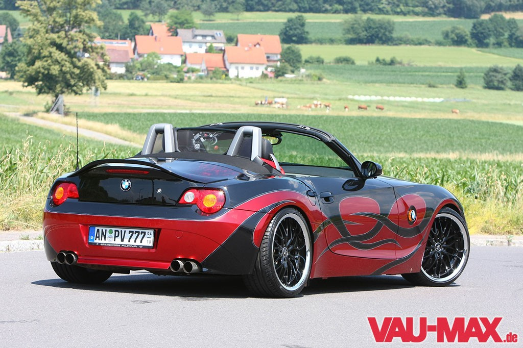 Red Flames - BMW Z4 ist Feuer und Flamme: Heiß getunter E85 Roadster ...