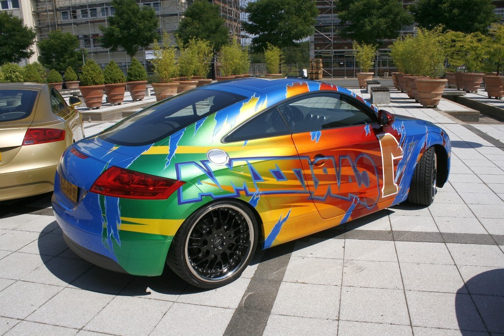 Echt CARIZZMA-tisch: Audi TT Tuning by BASF: BASF bekennt Farbe: Audi ...