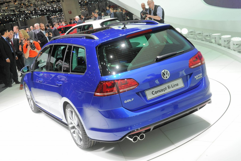 VW Golf 7 Variant R-Line Concept : Bekommen Kombi-Fans endlich auch ...