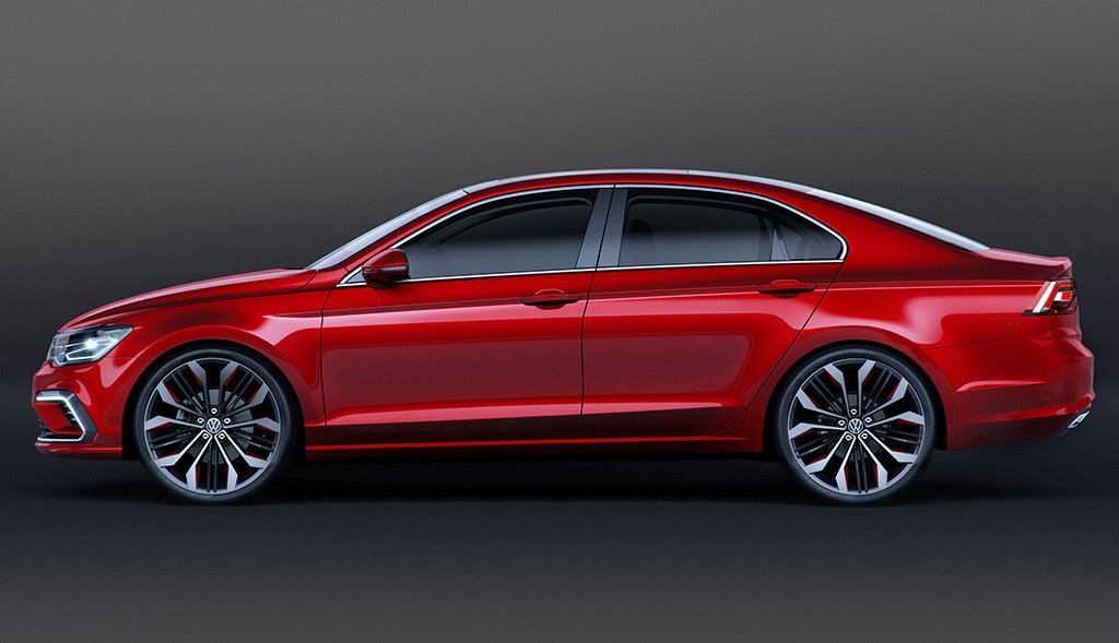 Das könnte der Jetta CC werden: VW Coupé-Studie: New Midsize Coupé ...