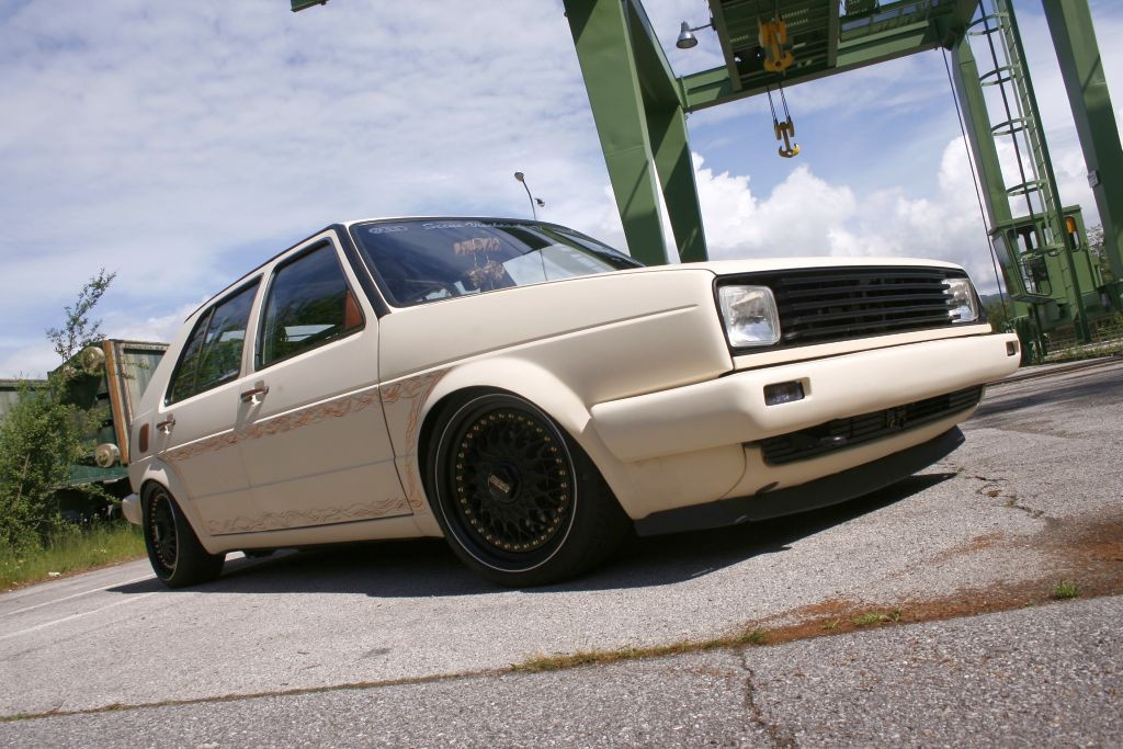 Golf 2 Tuning: Hallo Taxi!: Powered by VW-Motorsport: 1991er Golf 2 mit ...