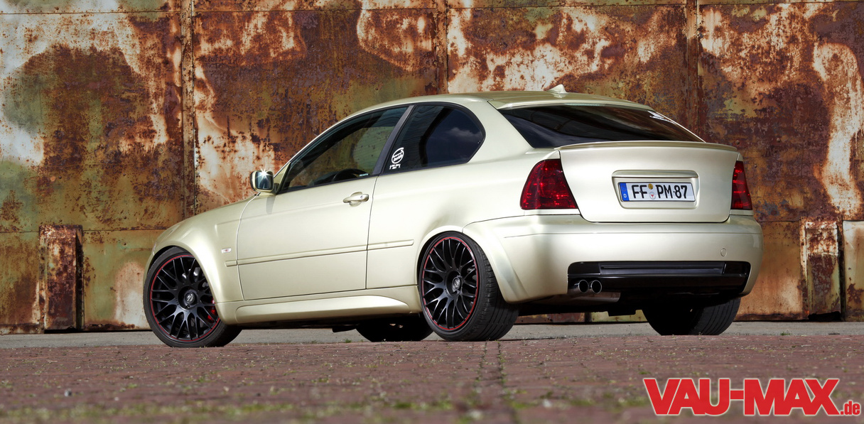 BMW E46 Compact mit Breitbau und Power!: Zwangsbeatmeter Power-Dreier ...