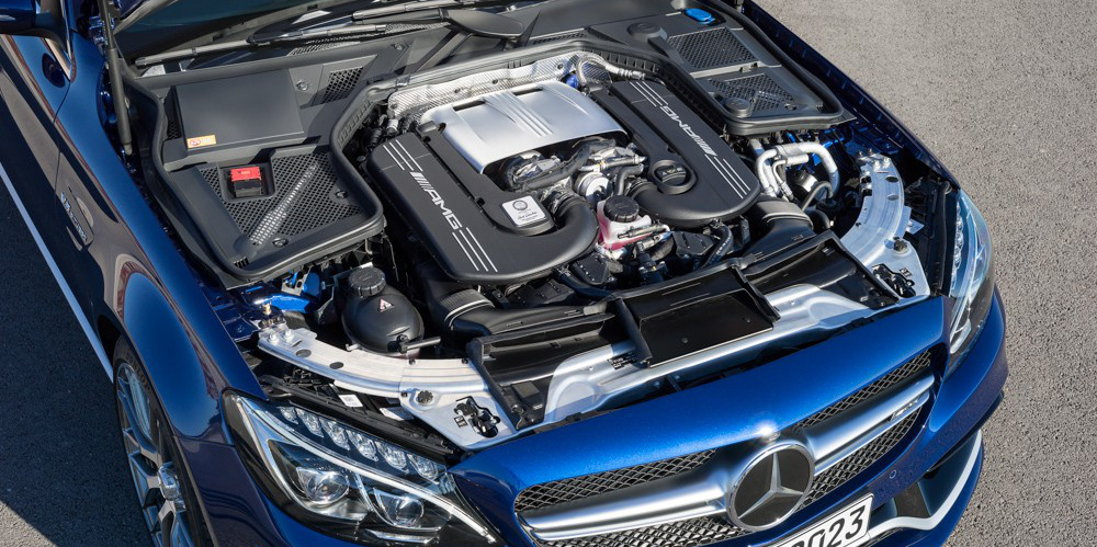 V8-Turbomotor für den neuen C63 AMG: Erste Bilder und Infos zum neuen ...